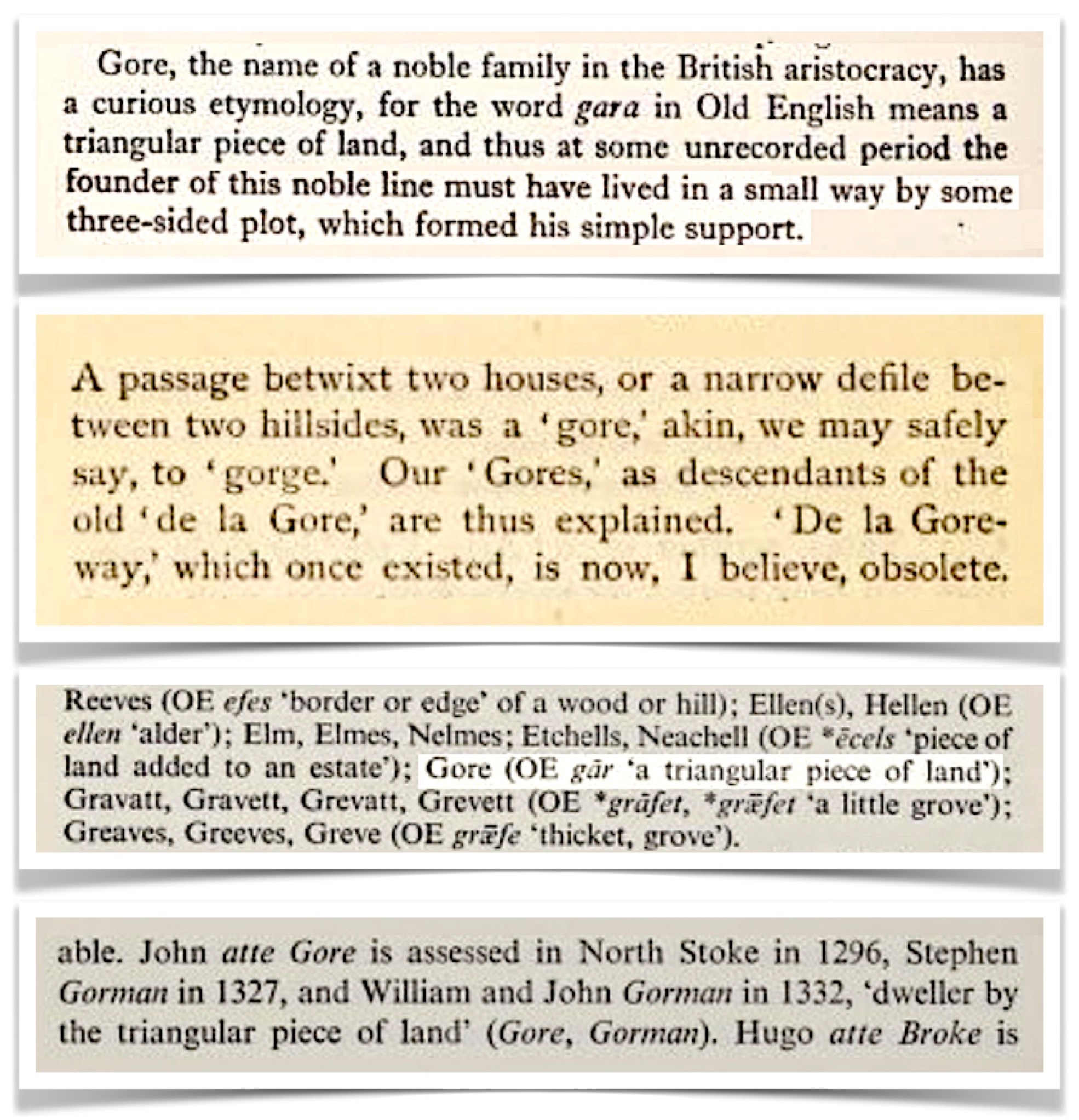 The Gore Line, A Narrative — Two – Our Ancestors, Our Narratives