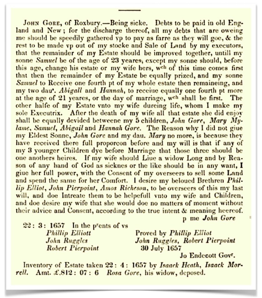 The Gore Line, A Narrative — Three – Our Ancestors, Our Narratives